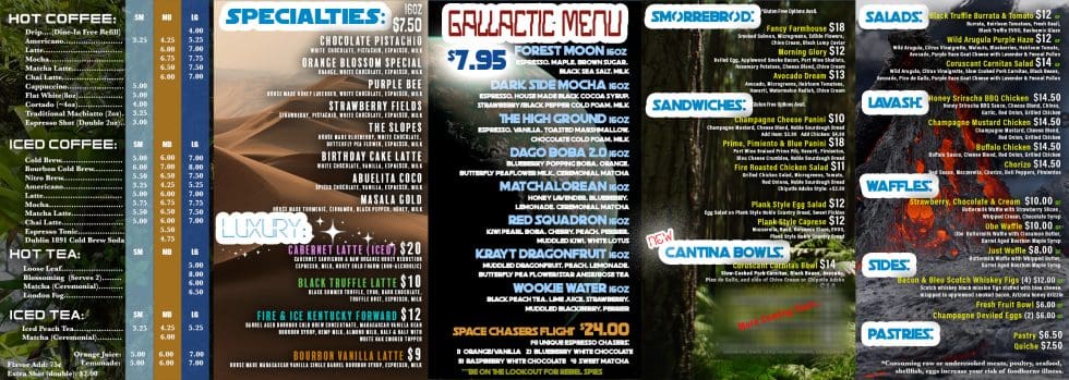 Menu | The Coffee Builders - Phoenix, AZ